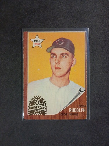 2011 Topps Heritage 50th Anniversary 1962 Buybacks Don Rudolph #224 ...