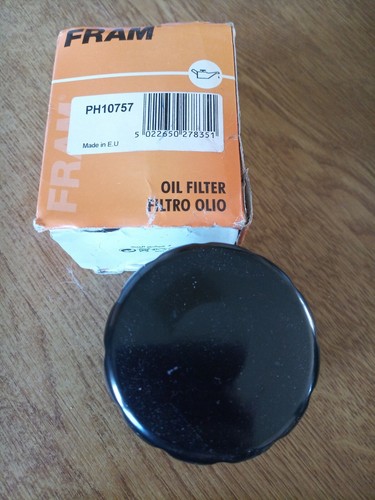 Fram PH10757 Oil Filter Metal Spin On Type Audi A1 A3 A6 Seat Skoda VW ...
