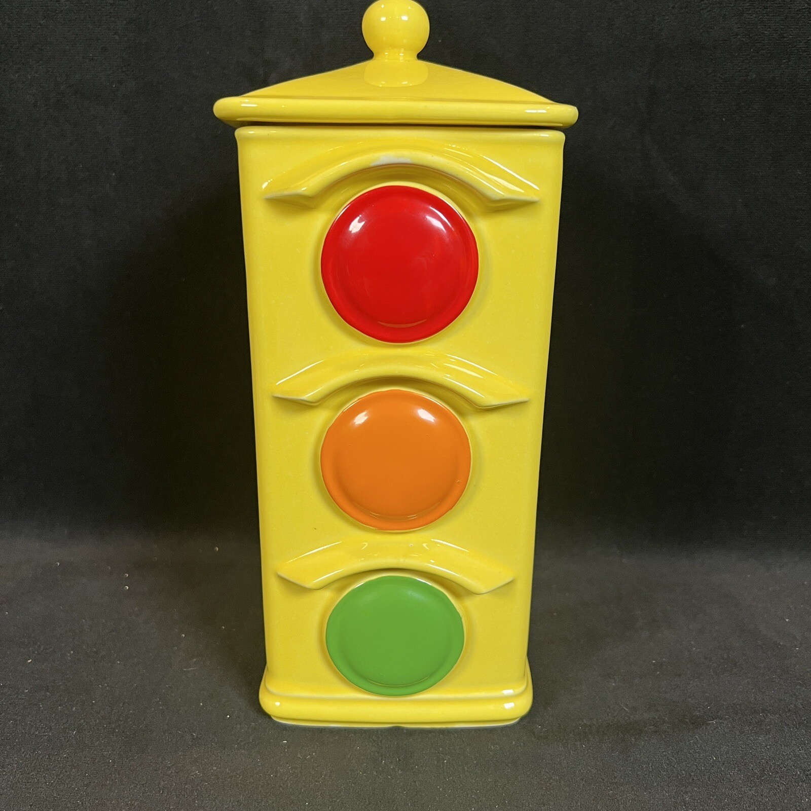 Vintage McCoy Pottery Yellow Traffic Light Cookie Jar 351 1970S USA ...