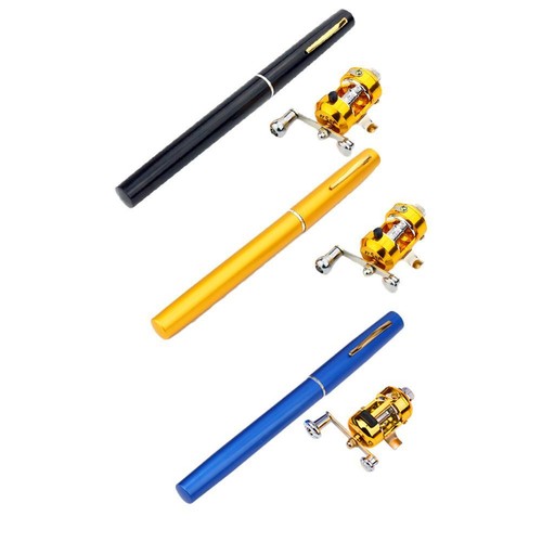 Portable Pocket Telescopic Mini Fishing Pole Pen Shape Fishing Rod w ...