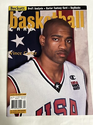 Beckett Basketball Monthly Vince Carter Cover Sept 2000 Issue 122 | eBay