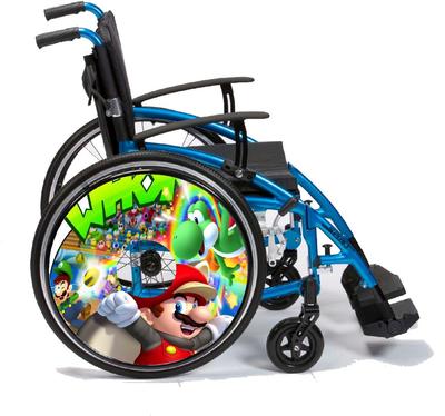 Wheelchair Spoke Guards VINYL STICKERS Custom Designs Personalised ...