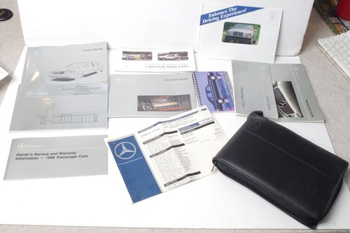 1999 Mercedes Benz W140 S500 Owner's Manual Service Warranty ...