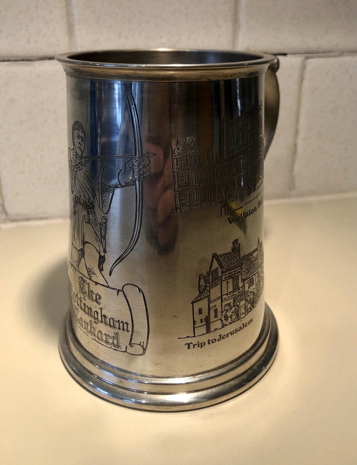 Vintage Pinder Bros, Sheffield, 1 Pint Pewter 'Nottingham' Tankard. NWT ...