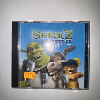 Shrek 2 PARTY CD Music From Far Far Away (CD, 2004 Dreamworks) Kareoke ...