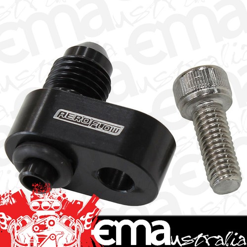 Aeroflow AF64-2186BLK Holden / Chev LS Water Cross- Over Adapter -4AN ...