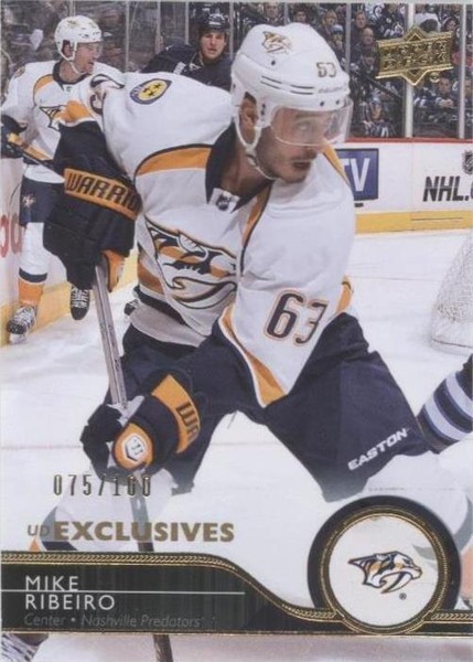 2014-15 Upper Deck - UD Exclusives #358 Mike Ribeiro /100 for sale ...