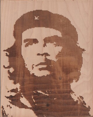 CHE - ENGRAVED 8 X10 BIRCH WOOD | eBay