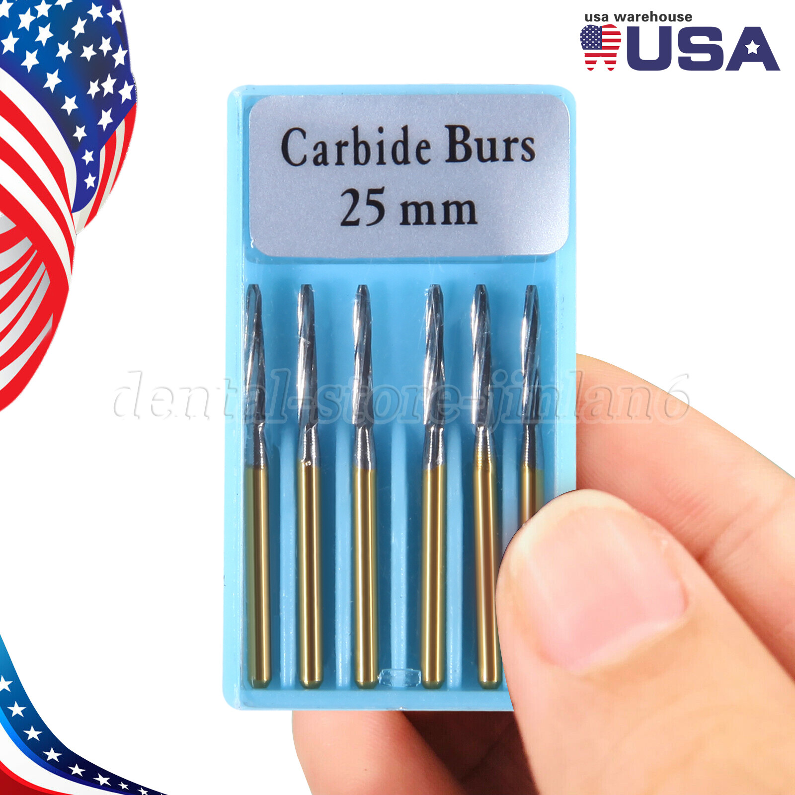 10 Box Dental Zekrya Carbide Tungsten Bone Cutters Finishing Burs FG ...