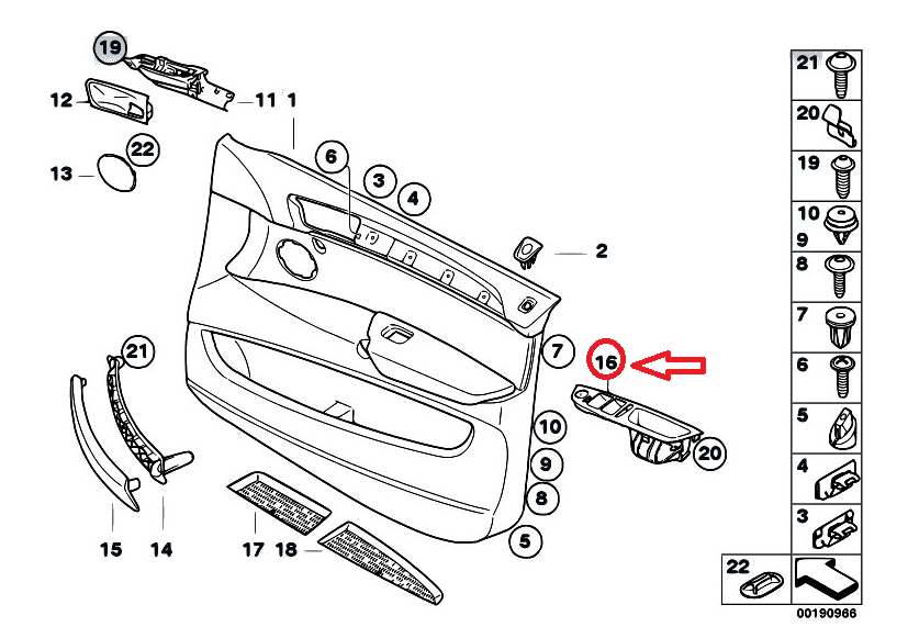 BMW X5 E70 Left Door Window Switch Panel Cover Beige LHD 51416975793 ...