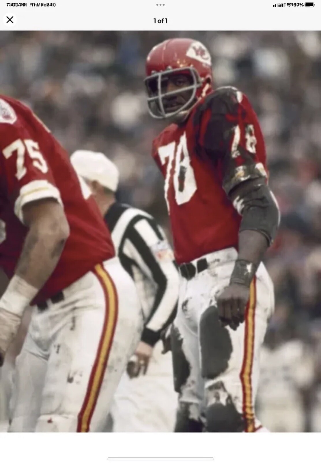 RK2 Husky Vintage Style Suspension Football Helmet Kansas City Chiefs ...