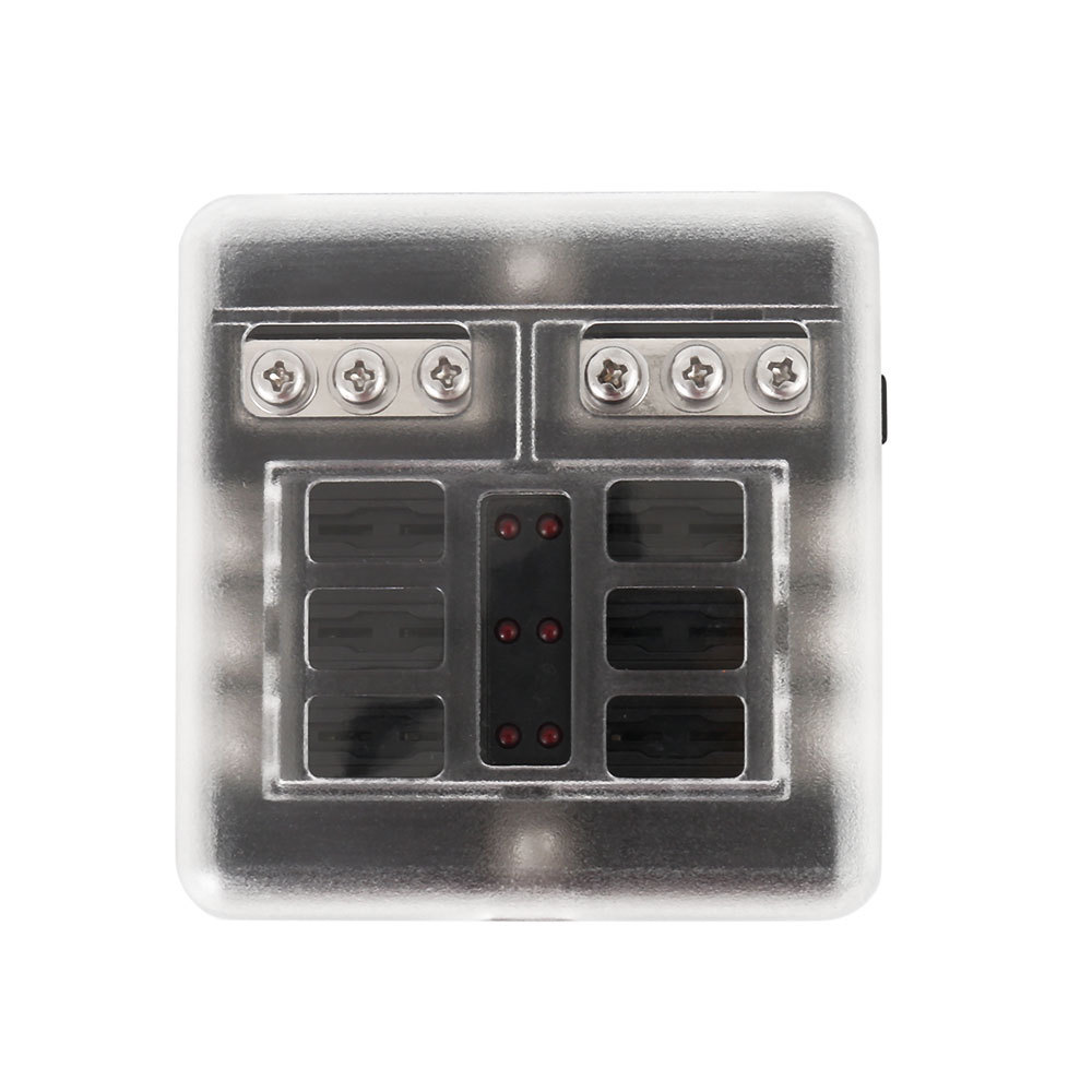 45x 6 Way Fuse Box Holder Auto Blade Block Panel Car Power Distribution ...