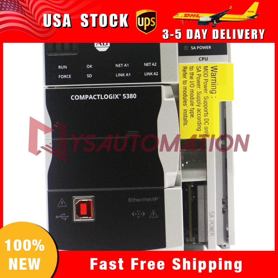 Factory Sealed Allen bradley 5069-L306ER CompactLogix 600KB Enet ...
