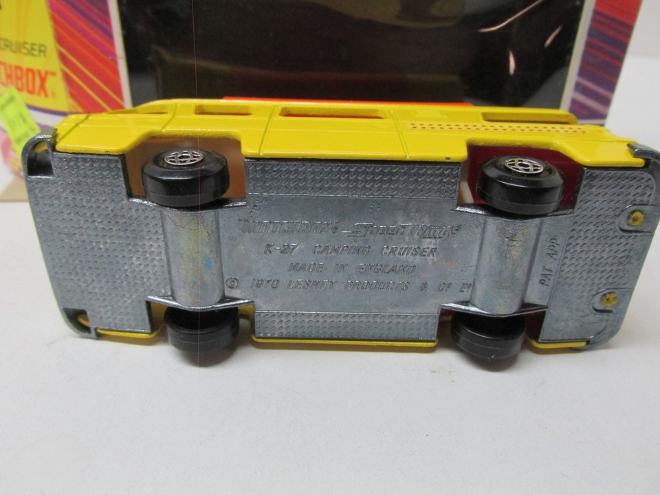 Matchbox King Size K-27 Camping Cruiser Yellow / Dot Labels / Clear ...