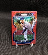 2022 Panini Prizm - Tier III Jake Latz #231 Red Shimmer Prizm /7 (RC ...