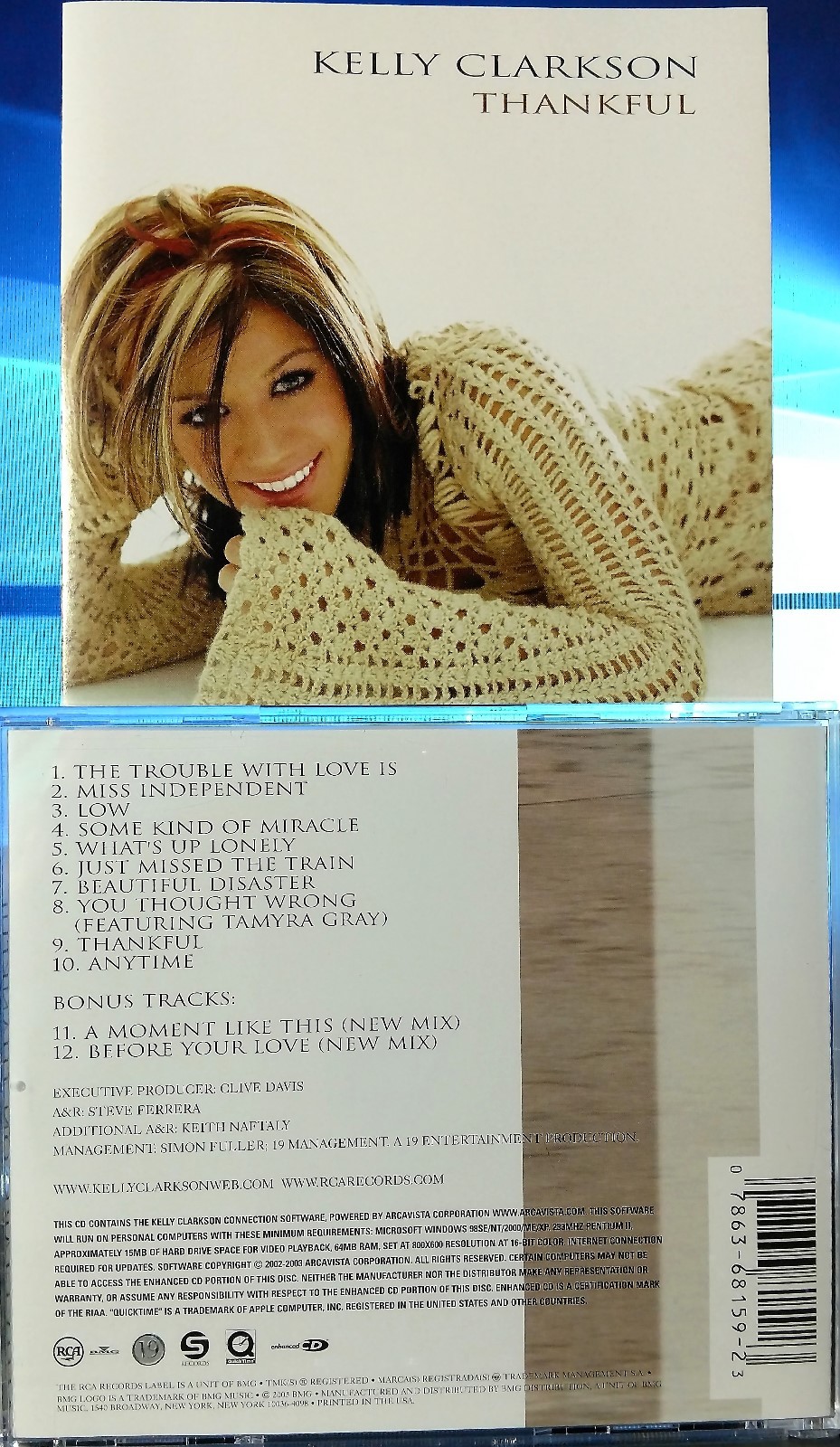 Kelly Clarkson - Thankful (CD, 2003, RCA Records, USA) | eBay