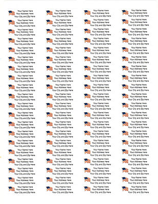 American Flag - 80pcs Personalized Small Return Address Labels - 1/2" x ...