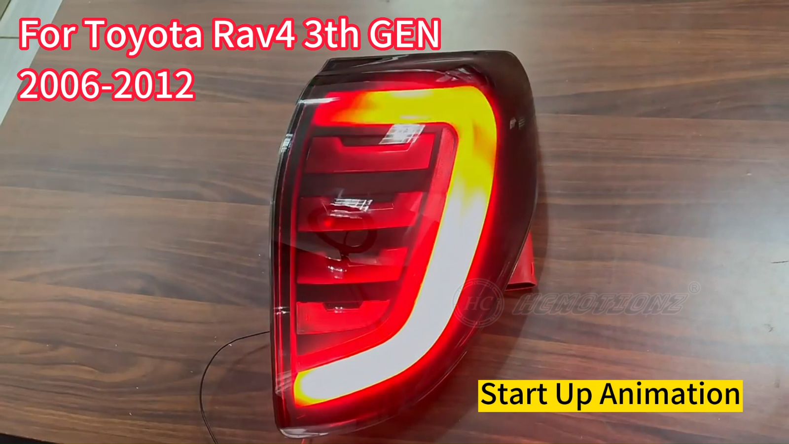 HCmotion LED Tail Lights For Toyota Rav4 3th GEN 2006-2012 Sequential ...