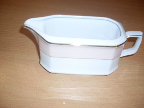 Sauciere Seltmann Weiden Bavaria Germany rosa Rand + Goldrand | eBay.de
