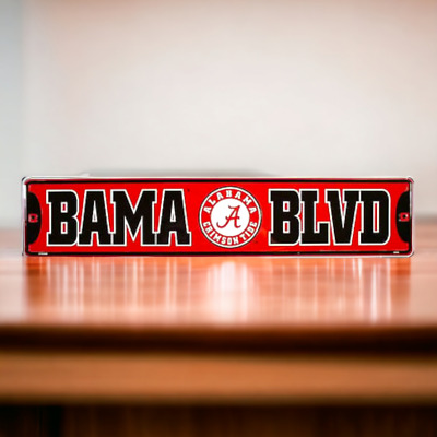 Licensed Bama Blvd Street Sign / University Alabama Sign / College Man ...