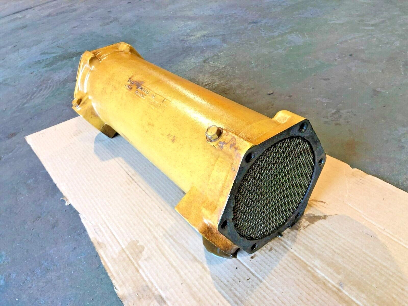 CAT 3406B Caterpillar Diesel Engine Oil Cooler Assembly 7W0205 OEM ...