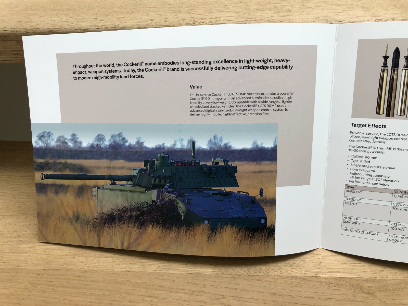 John Cockerill Defense (Belgium) LCTS 90MP 90mm turret brochure | eBay