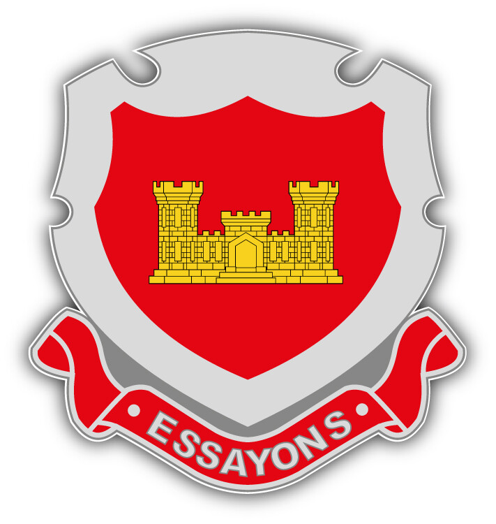 Engineers Corps Insignia Car Bumper Sticker Decal | eBay