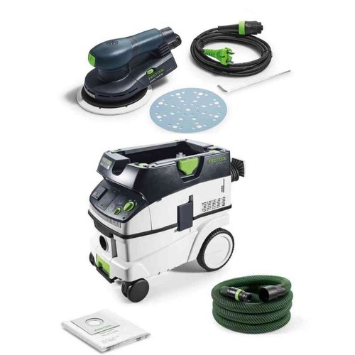 FESTOOL DUST EXTRACTOR CTL 26 E 574947+ Orbital Sander FESTOOL Ets Ec ...