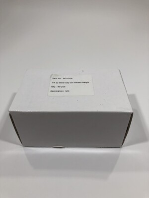 Wheel Balancing Weights MC Type Style Clip ON .25 oz 50 piece box FREE ...