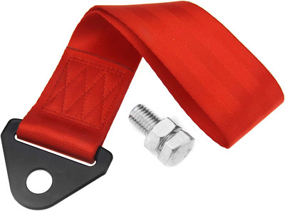 Universal Red Racing Tow Strap Race Cars Rally Competition Towing ...