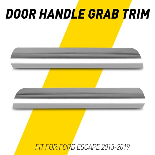 Silver Inner Armrest Pull Handle Grab Trim Molding Fit ford Escape 13 ...