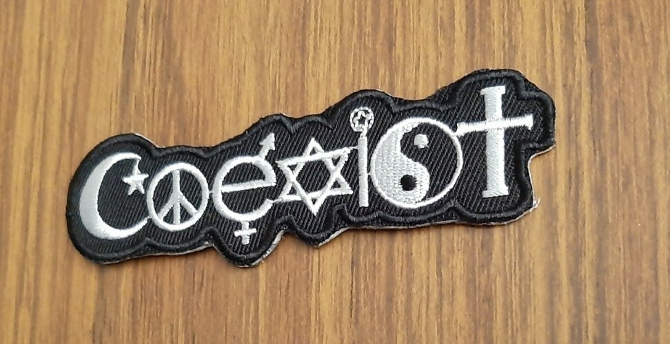 Coexist Sew or Iron On Patch Equality & Unity together, Cloth Badge ...