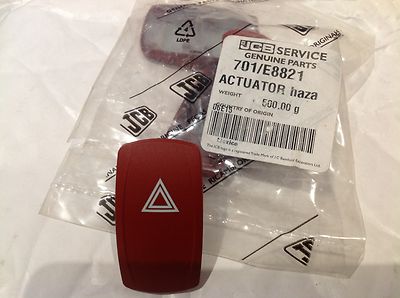 JCB hazard Actuator Switch (No. 701/E8821) NEW | eBay