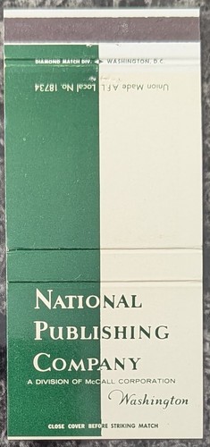 Matchcover National Publishing company Washington | eBay