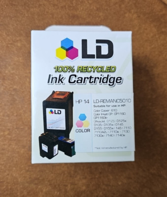 LD Recycled Ink Cartridge Replacement For HP 14 C5010DN (Color) | eBay