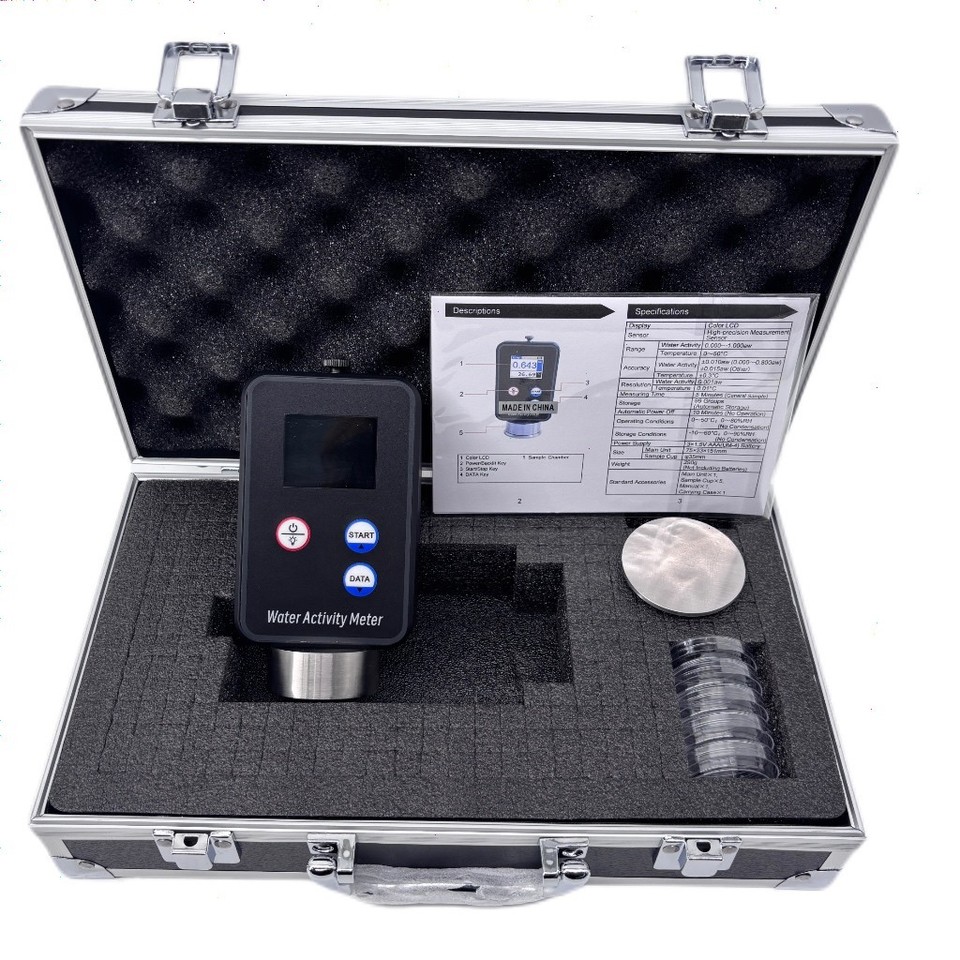 Water Activity Meter AW Meter Monitor Range 0.000-1.000aw Resolution 0 ...