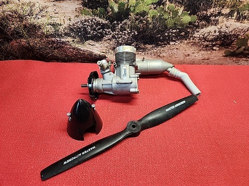 Royal B.A. R/C Model airplane Engine With Muffler And Propeller | eBay