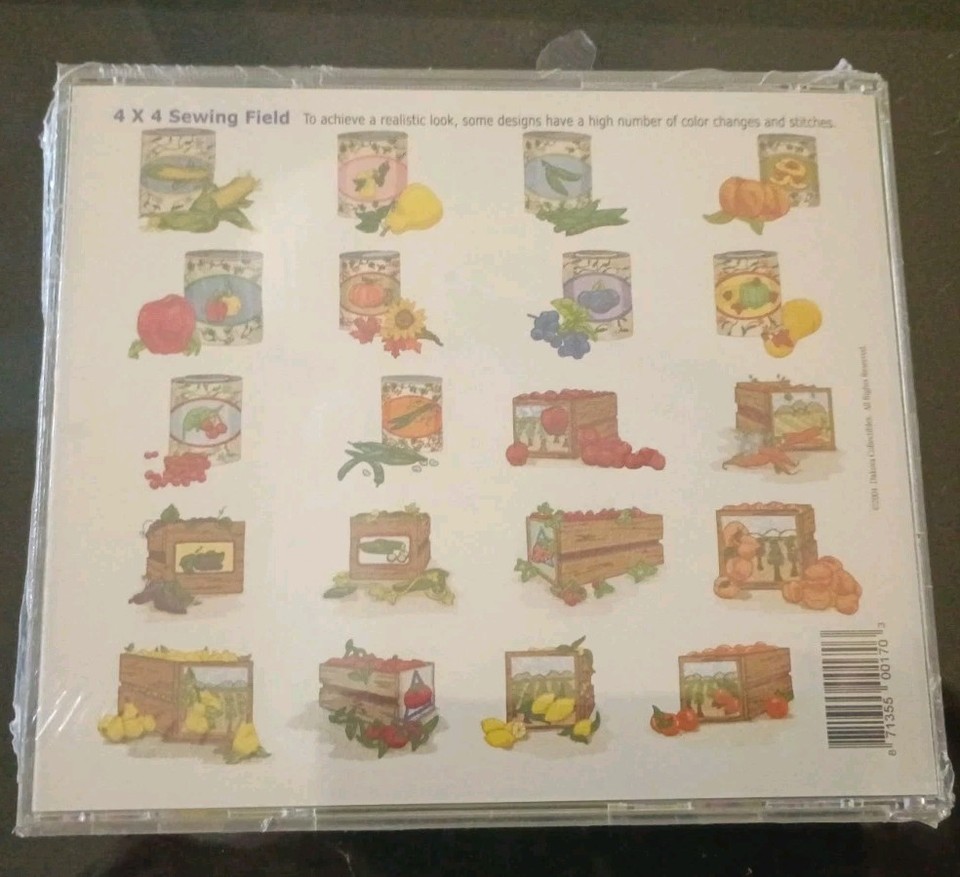 Dakota Collectibles Machine Embroidery Design Cd Antique Cans & Crate ...