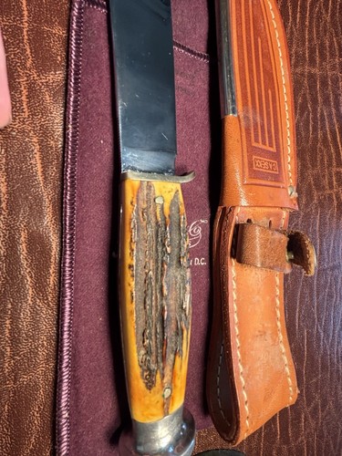 CASE XX STAG 515-4 3/4”1940-1950s Fixed Blade Hunting Knife Knarly ...