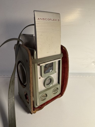 Vintage Anscoflex II Camera Raymond Lowey Design 1954 With LEATHER ...