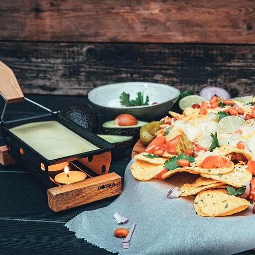 Boska Raclette Grilling Set - Partyclette To Go - Suitable for Black ...