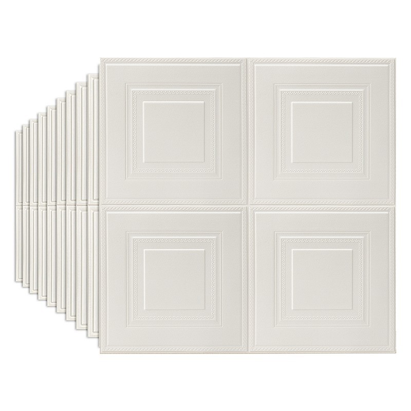 60PC Tile Brick Ceiling Panel Wall Sticker Self Adhesive 3D Foam ...