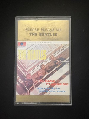 The Beatles PLEASE PLEASE ME Cassette Tape Yellow Paper Label | eBay