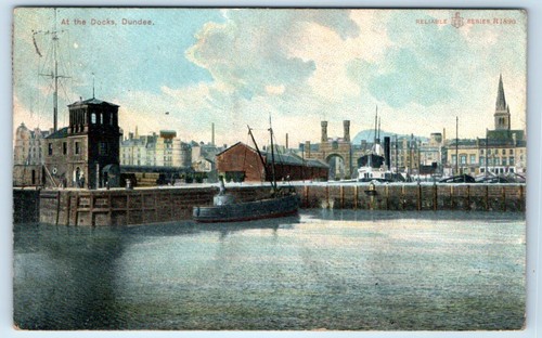 At The Docks DUNDEE Scotland UK 1907 Postcard | eBay