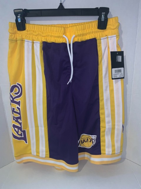Basketball Shorts NBA Los Angeles Lakers Yellow Size Mens 2xl for sale ...