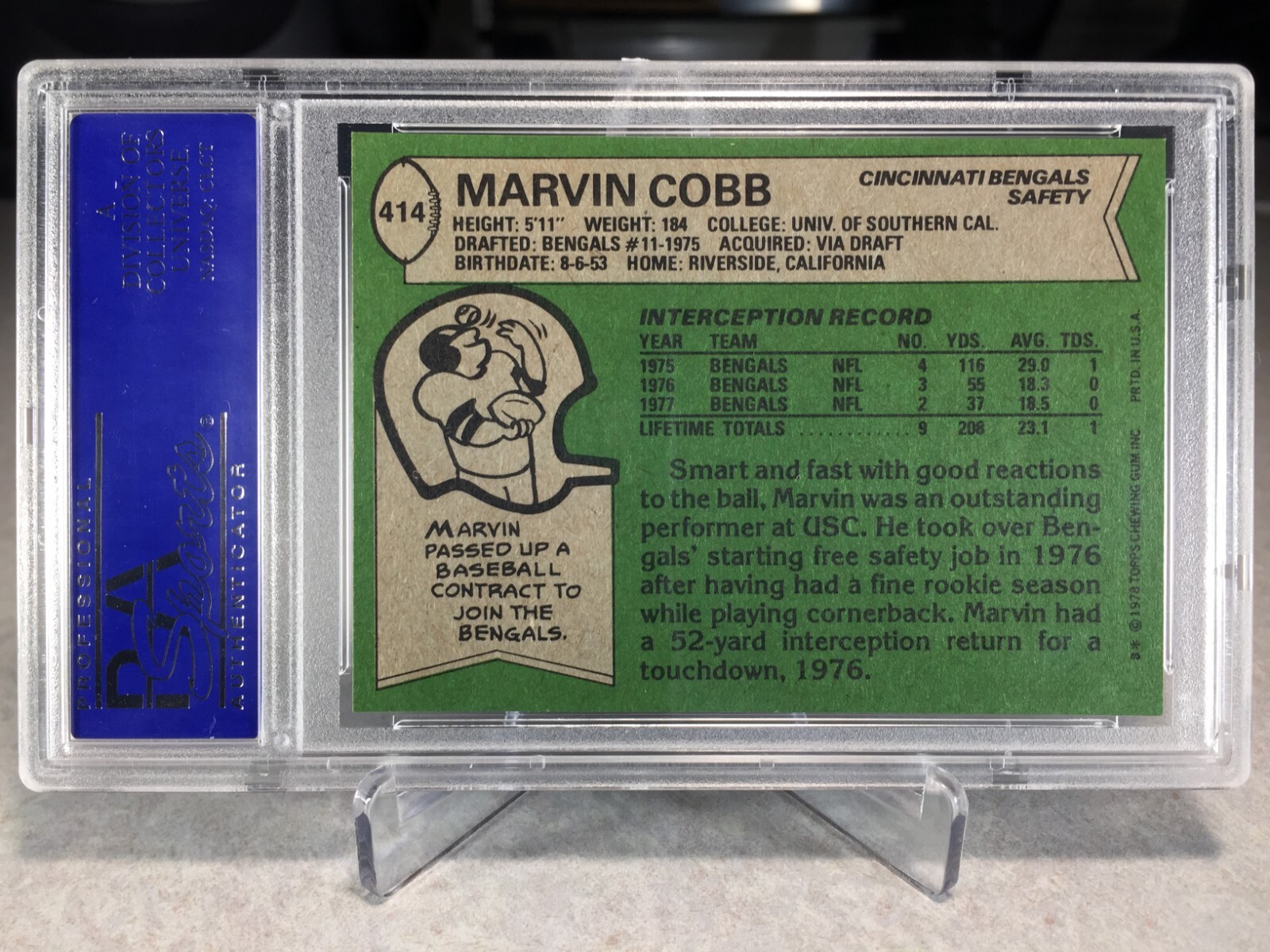 1978 Topps - Marvin Cobb #414 for sale online | eBay