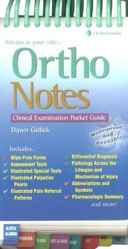 Ortho Notes : A Clinical Examination Pocket Guide by Dawn Gulick (2005 ...