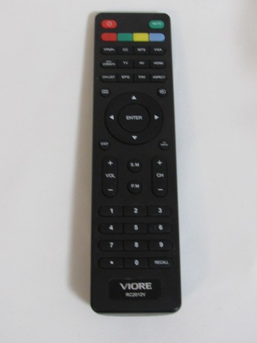 Authentic Viore RC2012V Remote for LED19VH50 Led19vh50m LED22VH50 ...