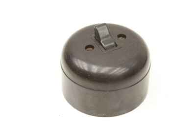 1 X Old Toggle Switch Bakelite Switch Exposed Switch Indicator Light ...