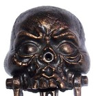 Skull Door Knocker Cast Iron Head Moveable Jaw Gothic Halloween ...
